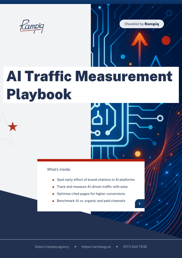 AI Traffic Measurement Playbook For B2B | Rampiq